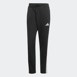 adidas Sportswear Sporthose 'Essentials' Herren Größe L schwarz / weiß