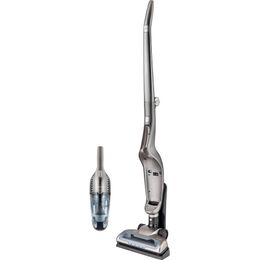 Grundig Akku-Stielstaubsauger "VCH 9832, 2- in 1 Akkusauger, herausnehmbares Handteil", grau (titansilberfarben), B:16,1cm H:119cm T:34,5cm, Akkusauger, 75 min Akkulaufzeit, platzsparende Aufbewahrung, 4-stufige Akkuanzeige, Topseller