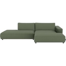 Ecksofa Musterring "Lucia", gr&uuml;n (turtle), B:330cm H:81cm T:190cm, 100% Polyester, Sofas, Ecksofa, verschiedene Farben, gro&szlig;er Longchair mit Armlehne, B330 x T190 cm