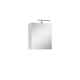 ByLiving Spiegelschrank SPREE, Breite 50 cm, wei&szlig;, LED Beleuchtung