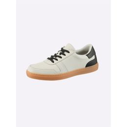 Heine Damen Sneaker, Natur, Gr. 42, Sneakers & Schn&uuml;rer, Material: Rindsleder