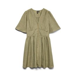 Véro Moda VERO MODA Kleid 'VMMelaney' Damen Größe 40 oliv Winterkleid