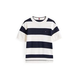 Tommy Hilfiger Shirt Jungen Gr&ouml;&szlig;e 74 dunkelblau / wei&szlig;