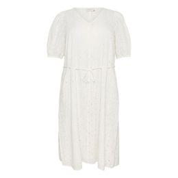 Kaffe CURVE Kleid 'Tenna' Damen Größe 54 weiß Winterkleid
