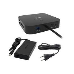 i-tec USB-C HDMI DP Docking Station mit PD 100 W, Dockingstation USB-C, HDMI, DP, PD, mit Ladeger&auml;t