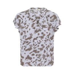 Karen Simonsen KAREN BY SIMONSEN Bluse 'Xyla' Damen Größe M hellgrau / dunkelgrau