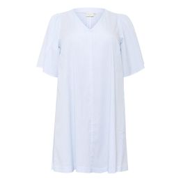 Kaffe CURVE Kleid 'Bethi' Damen Größe 54 himmelblau / hellblau Winterkleid