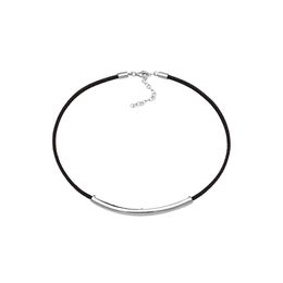 Elli Kette Damen Größe 32 schwarz / silber