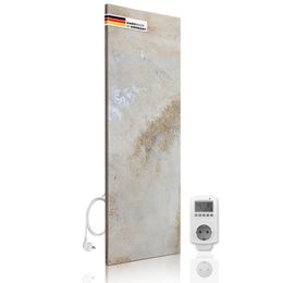 Marwona Naturstein Infrarotheizung 800 Watt mit WIFI Smart Home Thermostat I Energiesparende Infrarot Wandheizung I 5 Jahre Garantie I Made in Germany I Shiva