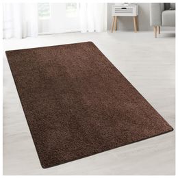 Karat homeliving Shaggy-Teppich auf Maß Barcelona Dunkelbraun 92