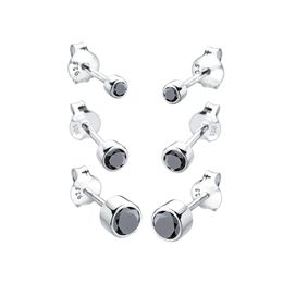 Elli Ohrringe Basic Damen Größe One Size silber