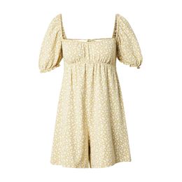 Miss Selfridge Jumpsuit Damen Gr&ouml;&szlig;e XXS pastellgelb / wei&szlig;
