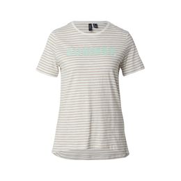 V&eacute;ro Moda VERO MODA Shirt 'VMSIMONE' female size L Beige / Light green / White