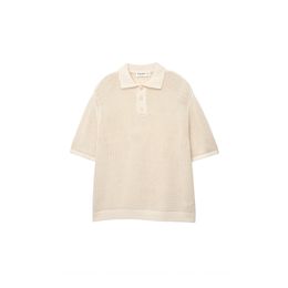Pull&Bear Pull&bear Poloshirt Herren Gr&ouml;&szlig;e M wollwei&szlig;