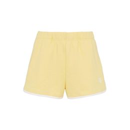 LeGer by Lena Gercke Shorts 'Drew' Damen Gr&ouml;&szlig;e 34 gelb / wei&szlig;