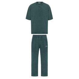 Dandalo Jogginganzug Herren Gr&ouml;&szlig;e XL dunkelgr&uuml;n / wei&szlig;