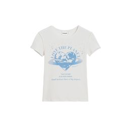 Desigual T-Shirt 'Love the planet' Damen Gr&ouml;&szlig;e M blau / wei&szlig;
