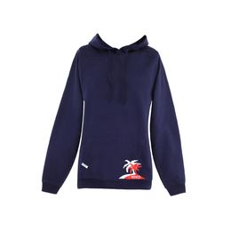 Vivid Sweatshirt Herren Gr&ouml;&szlig;e S navy / dunkelorange / wei&szlig;