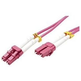 VALUE LWL-Kabel 50/125&micro;m OM4, LC/LC, violett, 2 m