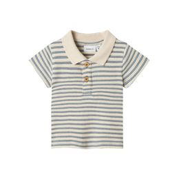name it Poloshirt 'NBMJerimiah' Gr&ouml;&szlig;e 74 beige / blau