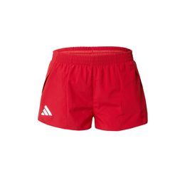 adidas Performance Sportshorts 'Adizero' Damen Gr&ouml;&szlig;e S rot / wei&szlig;