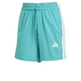 adidas Sportswear Sportshorts 'Essentials' Damen Gr&ouml;&szlig;e XXXS/XXS jade / wei&szlig;