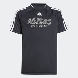 adidas Sportswear Funktionsshirt 'House of Tiro' Jungen Gr&ouml;&szlig;e 128 schwarz / wei&szlig;