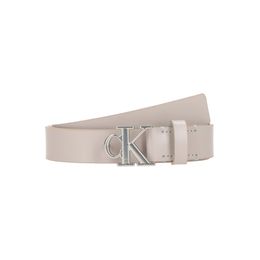 Calvin Klein G&uuml;rtel Damen Gr&ouml;&szlig;e 110 creme / silber