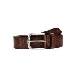 Tom Tailor G&uuml;rtel 'ROY LEA' Herren Gr&ouml;&szlig;e 120 braun / cognac