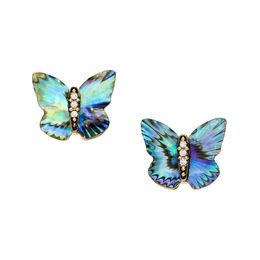 Fossil Ohrringe Damen Größe One Size blau / gold / schwarz / transparent