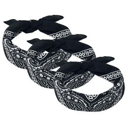 Urban Classics Bandana 3-Pack Bandana schwarz TB4068 black
