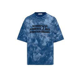 Dandalo T-Shirt Herren Gr&ouml;&szlig;e L enzian / taubenblau / schwarz