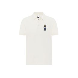 Williot Poloshirt Herren Gr&ouml;&szlig;e L blau / dunkelbraun / grau / offwhite