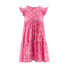 happy girls Kleid M&auml;dchen Gr&ouml;&szlig;e 128 creme / rosa