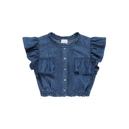 GAP Bluse M&auml;dchen Gr&ouml;&szlig;e 116/122 blue denim