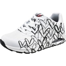 Skechers Sneakers 'Uno - Spread The Love' female size 39.5 Grey / Black / White