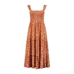 Shiwi Kleid Damen Gr&ouml;&szlig;e 36 creme / rostbraun / cognac Winterkleid