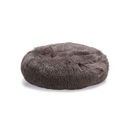 Beeztees Yala Hundebett Braun Plüsch Ø 50 cm