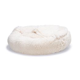 Beeztees Yala Hundebett Beige Plüsch Ø 70 cm