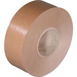 ratioform economy Nassklebeband, einfache Ausführung, VE 12 Rollen, braun, Bandbreite 70 mm