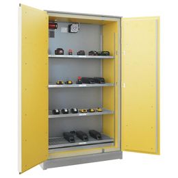 LaCont Akku-Sicherheits-Lagerschrank SiS Li-Ion Basic Store EI 90, mit Brandunterdrückungssystem, HxB 2048 x 1148 mm