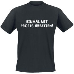 Beruf & Karriere Einmal mit Profis arbeiten! T-Shirt schwarz in 4XL T3126 - B&C E150 - 1c