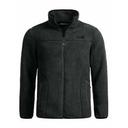 Fleecejacke Arctic Seven "ASWarmy", Herren, Gr. L, grau (anthrazit), Obermaterial: 100% Polyester, Innenmaterial: 100% Polyester, Jacken, Aus hochwertigem Sherpa-Fleece