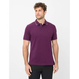Brax Herren Polo Style PETE blackberry, dunkles lila, Gr. M