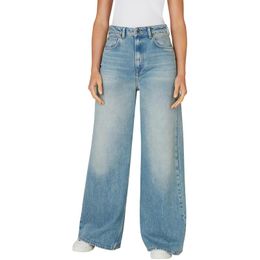Pepe Jeans Schlagjeans »WIDE LEG JEANS UHW« used dirty blue 28 - Länge 32 Länge 32 28 Jeans WIDE LEG JEANS UHW von Pepe Jeans