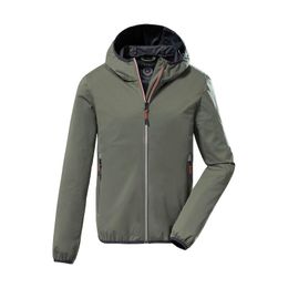 Killtec Funktionsjacke &raquo;KOS 167 BYS JCKT&laquo; Ultraleichte, wasserabweisende Kids-Jacke, packbar, reflektierend olivgr&uuml;n 164 164 Ultraleichte Jungen...