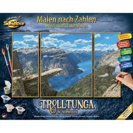 Schipper Malen nach Zahlen »Meisterklasse Triptychon, Trolltunga in Norwegen« Made in Germany bunt 0