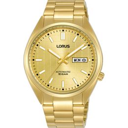 Lorus Automatikuhr Armbanduhr, Herrenuhr, Damenuhr, Edelstahlarmband, Datum goldfarben Geschmackvolle Uhr f&uuml;r Sie & Ihn