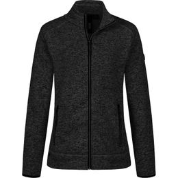 DEPROC Active Strickfleecejacke »KIRKVALE X WOMEN« auch in Großen Größen erhältlich asphalt 40/42 (M) 40/42 (M) Leichte Damen Basic Fleecejacke mit...