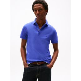 Tommy Hilfiger Poloshirt »1985 SLIM POLO« Markenstickerei, aus Baumwoll-Piqué Lazuli Blue XXL XXL Poloshirt von Tommy Hilfiger